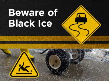 Beware of a Black Ice - Use Caution if Driving | Lake Lure North Carolina