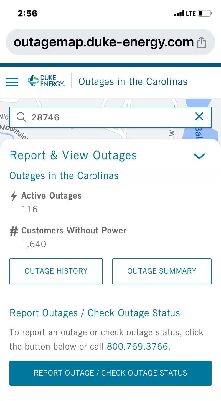 Temporary Power Outage, Thursday, November 9, 2023 | Lake Lure North ...