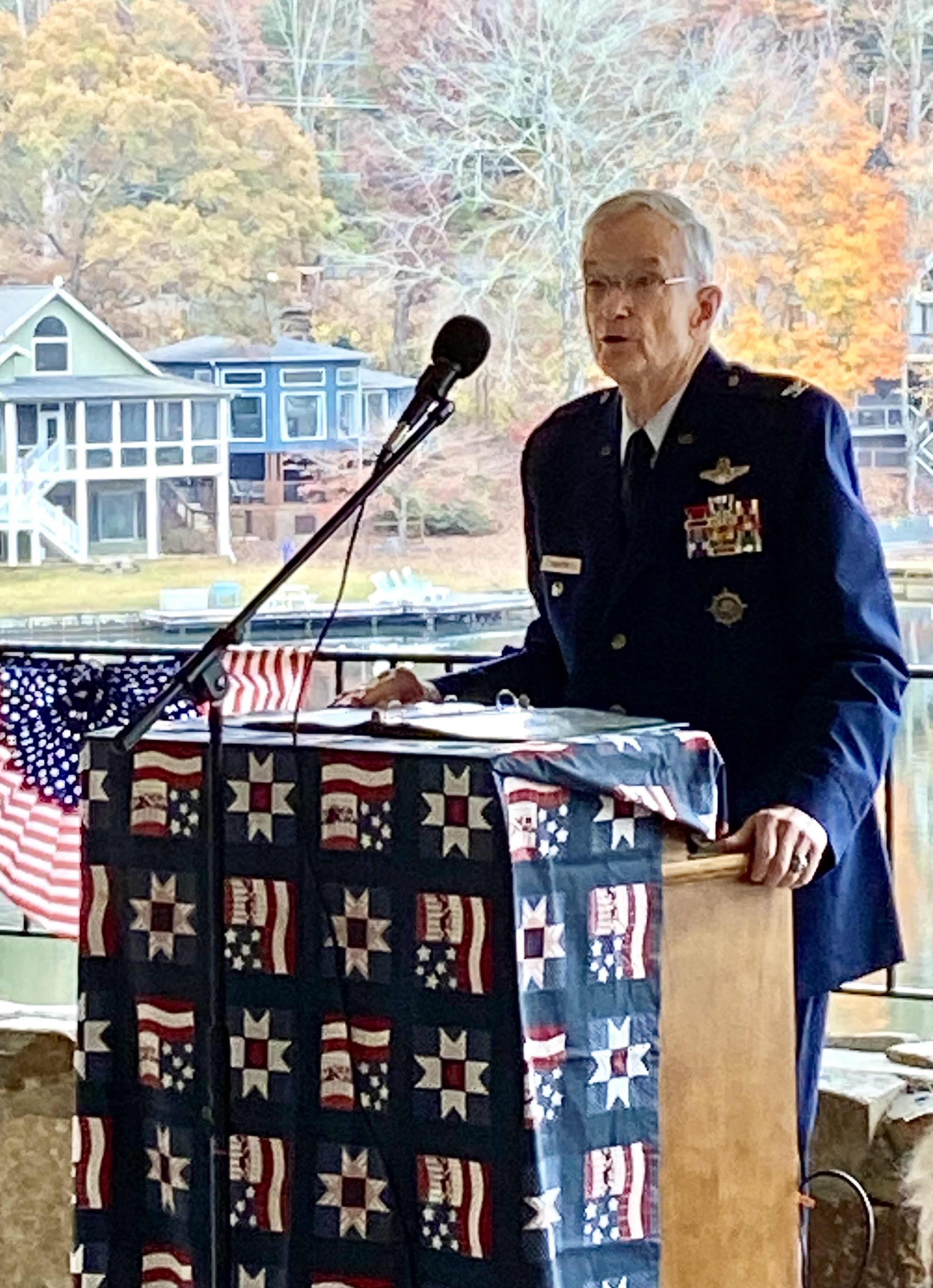 Colonel Ken McAlear's Veterans Day Speech, 11/10/23 | Lake Lure North ...