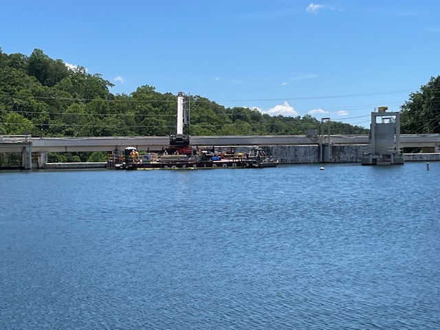 Lake Lure Dam Reservoir Drain Project Progression | Lake Lure North ...