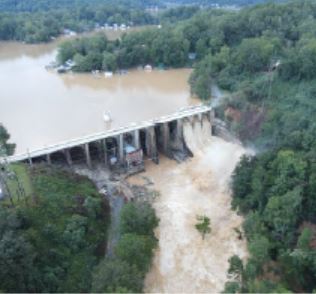 Dam Break Lake Lure