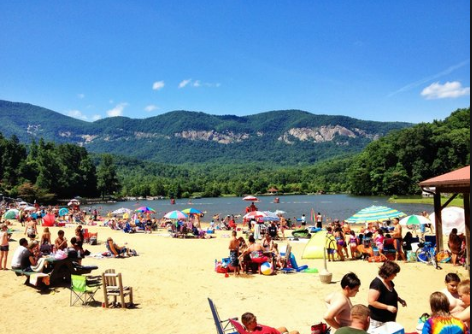 Lake Lure Beach And Water Park Closed For The Season Due To Lake
